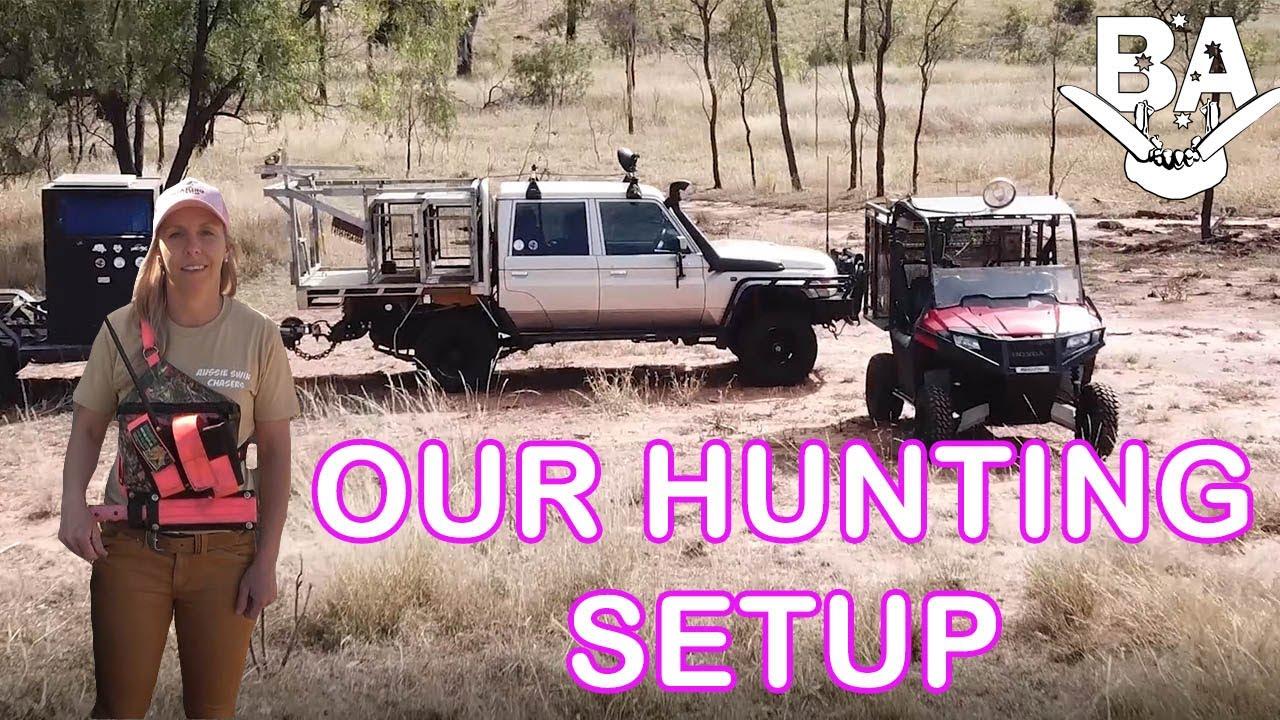 BOARING AUSTRALIA SETUP - PIG HUNTING GEAR, BUGGY AND TOY HAULE
